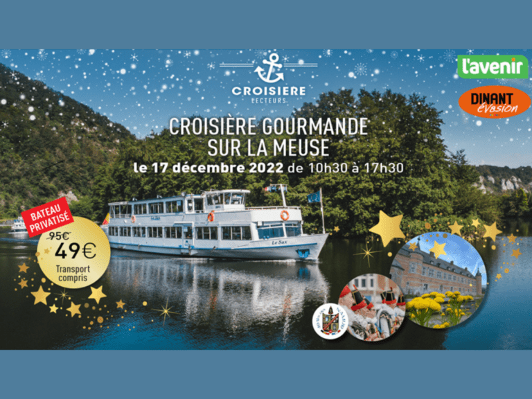 Croisière exclusive et gourmande sur la Meuse - Boutique l'avenir